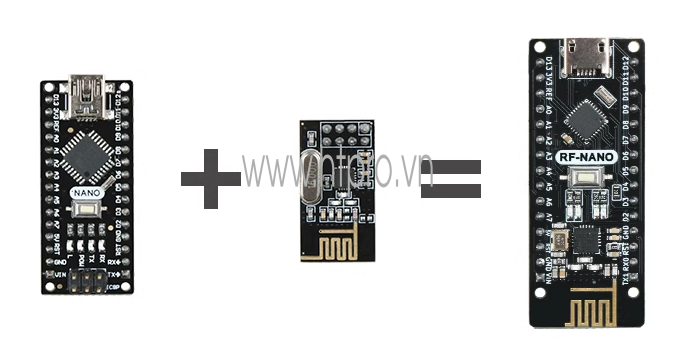 RF-Nano Arduino ATMEGA328 nRF24L01