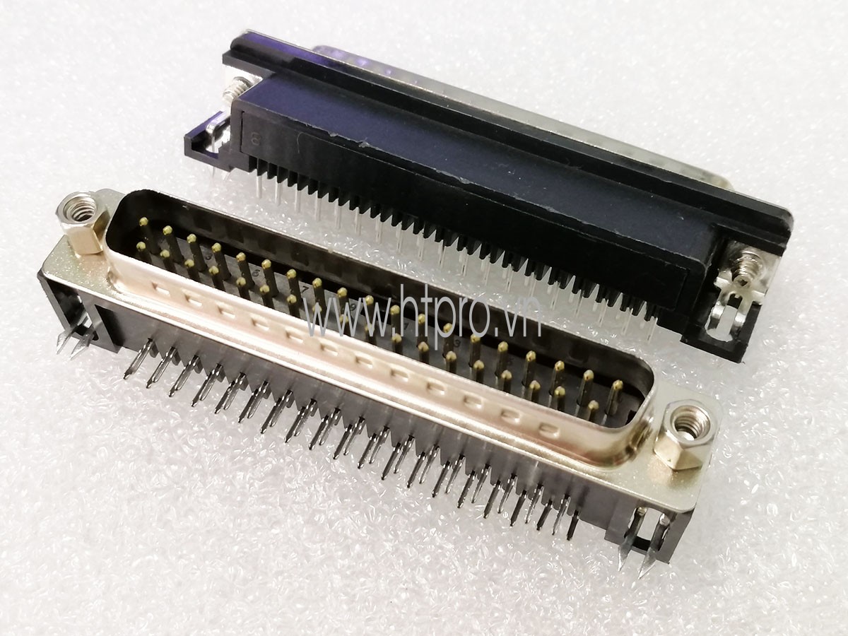 Connector DB37 Male Nằm Ngang Hàn PCB